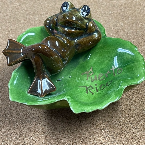 Accents | Vintage Frog Puerto Rico Trinket Dish | Poshmark